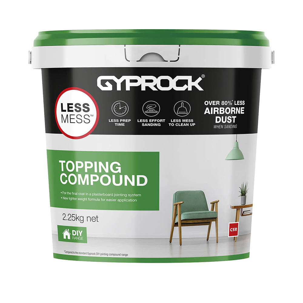 GYPROCK Less Mess Topping Compound – TradeGear
