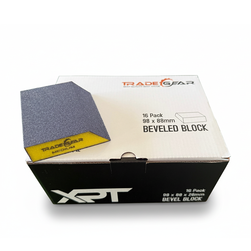 TRADEgear XPT 88mm x 98mm x 26mm Beveled Abrasive Block – TradeGear